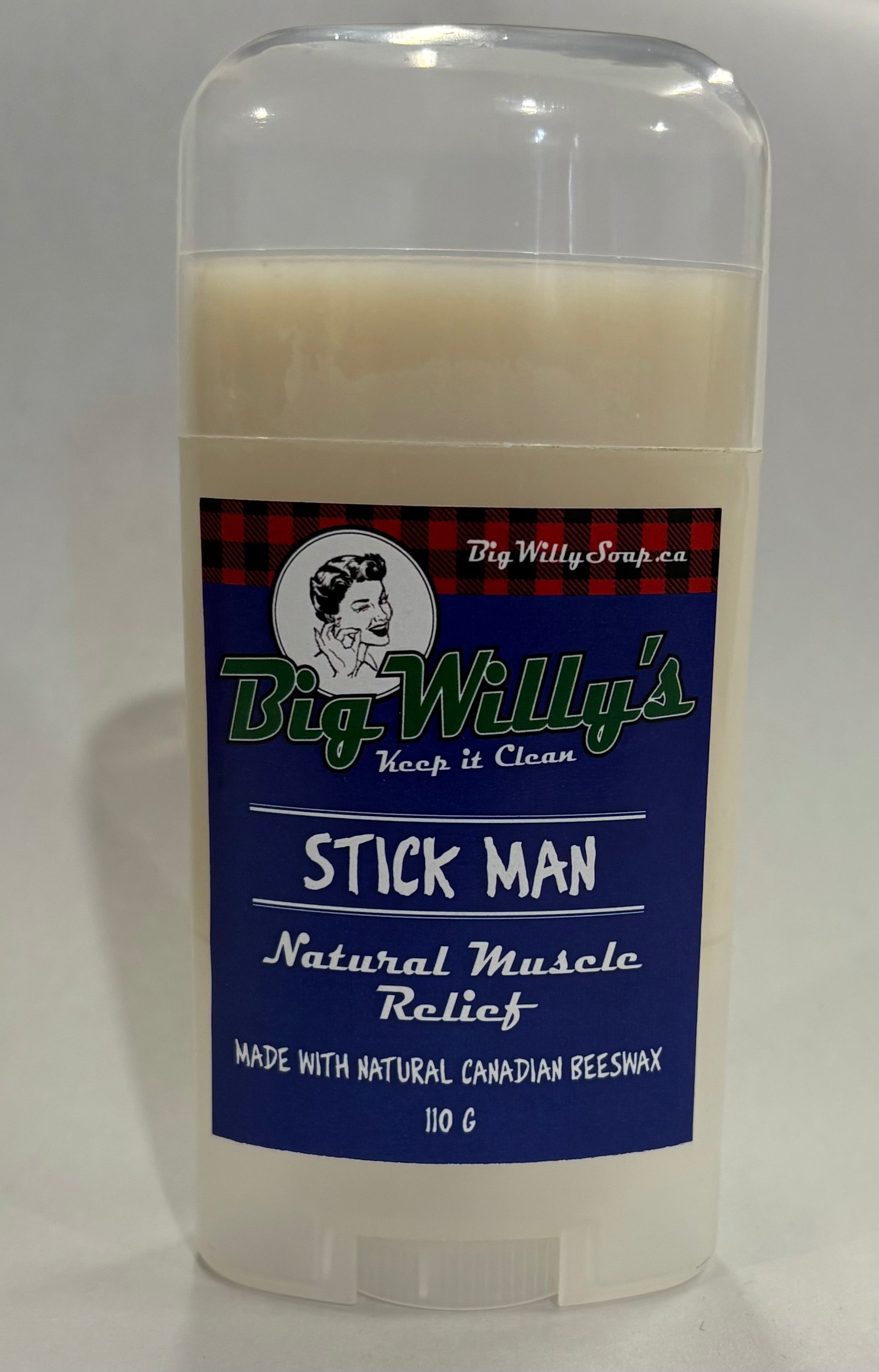 Stick Man - Muscle Relief Balm – BigWillySoap